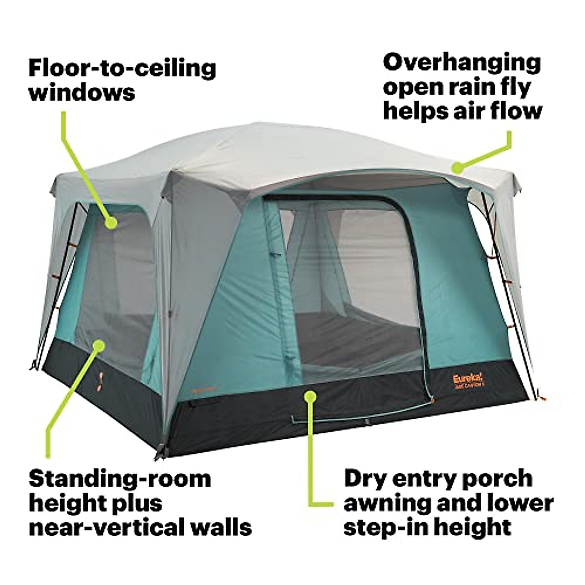 Eureka! Jade Canyon X4, 3 Season, 4 Person Camping Tent