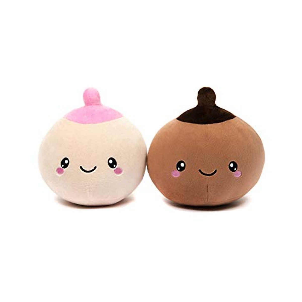 nerdbugs Breast Plush - The Breast is Yet to Come! (Brown/Tan) Breast Cancer Awareness/Breast Cancer Survivor Gift/New Mom Gift/Pregnancy Gift