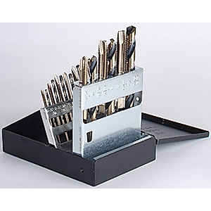 Viking Drill and Tool by Norseman 57580 SP-18TD Type 20-UB Spiral Point Plug Style Magnum Super Premium Tap/Drill Set