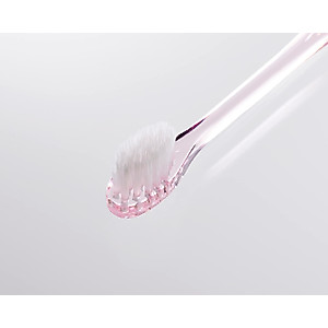 MISOKA・ISM Toothbrush Sakura (Pale Pink) Mineral-Coated Bristles Designer's Model Premium Toothbrush Made in Japan Japanese Craftsmanship