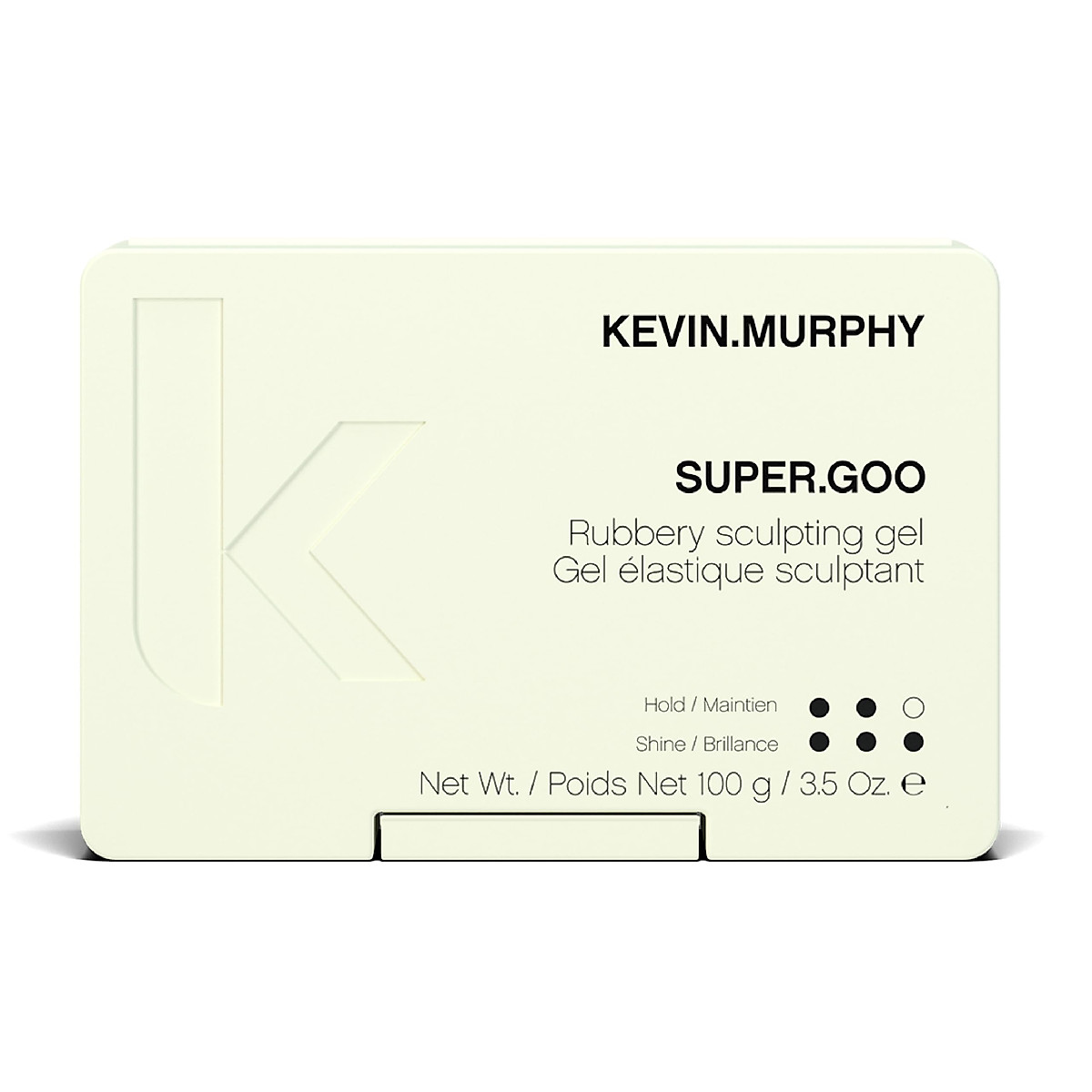 KEVIN.MURPHY SUPER.GOO - Sculpting Rubbery Gel - For All Hair Types - Curl Enhancer - Natural Finish & Firm Hold Hair Gel - Water Soluble - Paraben Free - 100 g / 3.5 oz