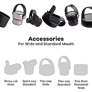 Wide Mouth Flex Cap Black