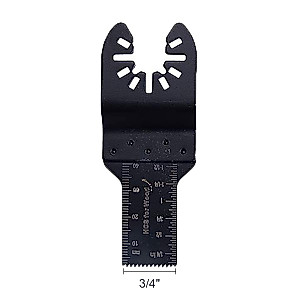 10 pcs 3/4-Inch E-cut Standard Saw Blades Oscillating Saw Blade for Black & Decker Bosch Porter Craftsman Fein Multimaster Rockwell Makita