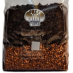 Mushroom Grow Bag for Manure Loving Mushrooms. 'All in one' Style Mushroom Grow kit. Over 3lbs of Substrate. Grow Over 2lbs Fresh, and 2-3oz Dry Like Magic.