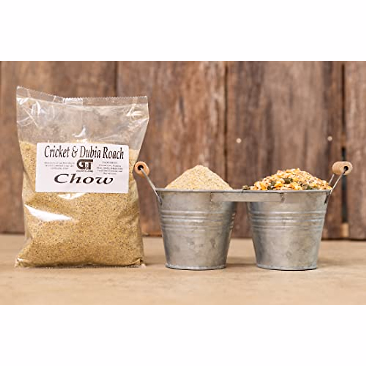 G&T Country Living Dubia Roach Colony Starter Kit with a Pound of Feeder Insect Chow for Earthworms, Hissing Cockroaches, Breeding Insects, Gut Loading, for Reptiles