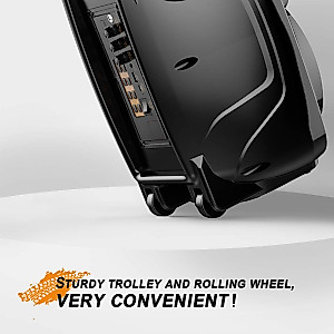 Small Bluetooth PA Speaker System with Wireless Microphone | 8 Inch Portable Outdoor Karaoke Machine | Fun Wireless Speaker for Party | EARISE V30