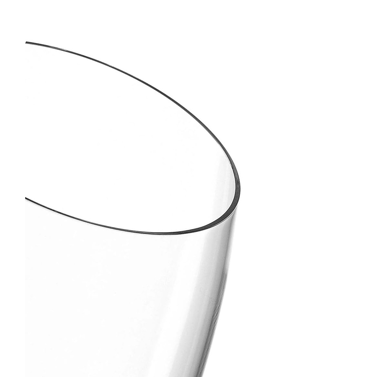 Biandeco Long Stem Wine Glasses Set of 6, 15.38 oz Premium Tempered Thin Rim Glasses for Drinking Red/White Wine, Crystal Clear Lead-Free Sturdy Glass - Made in Europe