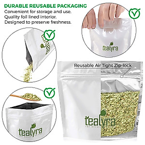 Tealyra - Pure Lemon Verbena - Herbal Loose Leaf Tea - Hot or Iced - Relaxation - Calming - Digestive - Caffeine Free - All Natural - 112g (4-ounce)