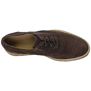 Cole Haan Men's Christy Wedge Gilley Oxford,Snuff Suede,10.5 M US