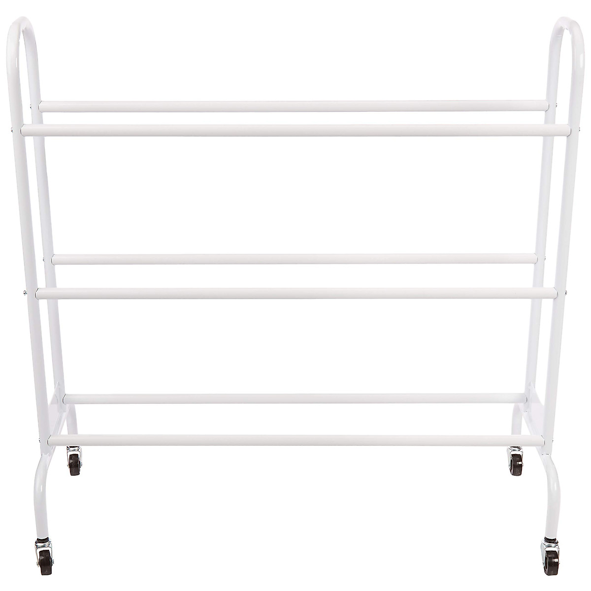 Ball Cart Wide Base (12 Balls), Color-White
