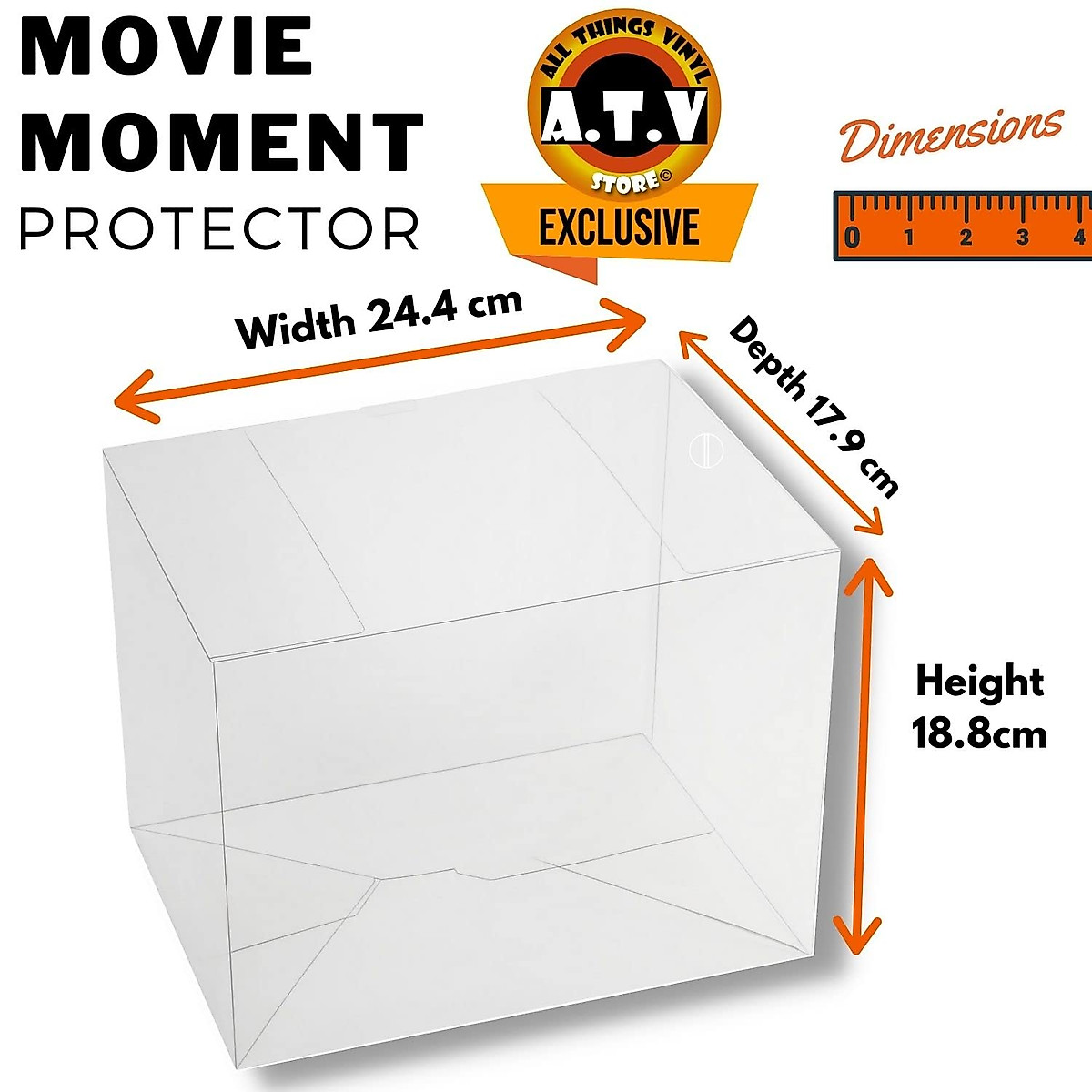 ATV Store Premium Quality Pop Protectors UV Filter Movie Moment x 2 in a Pack (Figure Not Included) Does not fit All Movie Moments