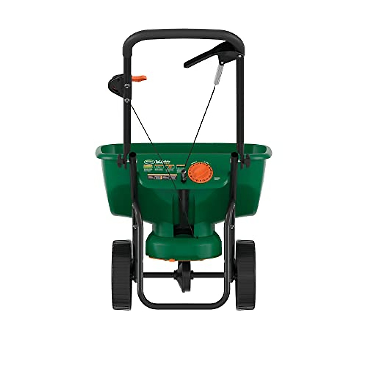 Scotts Turf Builder EdgeGuard DLX Broadcast Spreader - Holds Up to 15,000 sq. ft. of Lawn Product Green