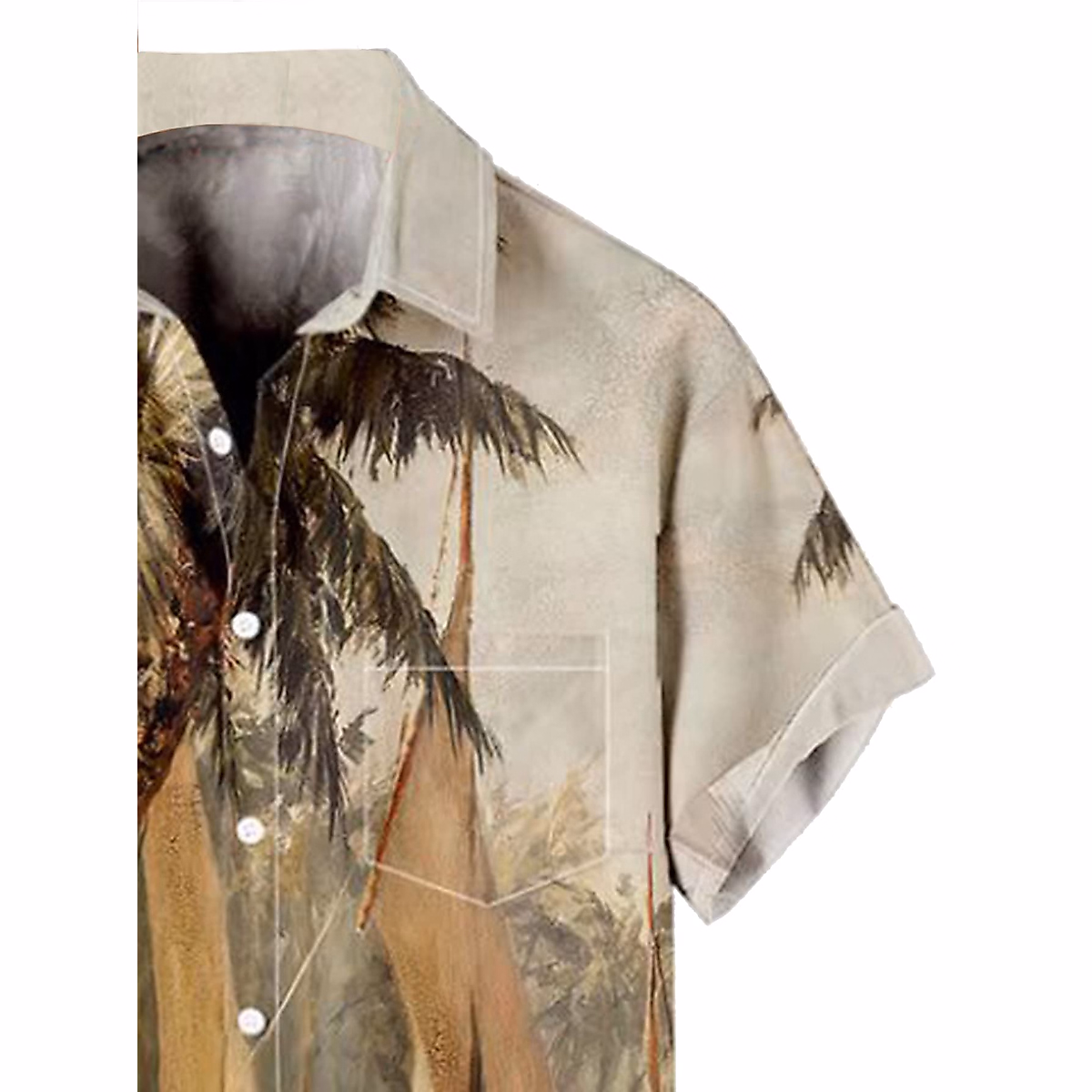 WRITKC Tropical Shirts Button Down Holiday Casual Hawaiian Short Sleeve Men Loose Beach Shirts (Men, Medium, Multicolored-Sailing)