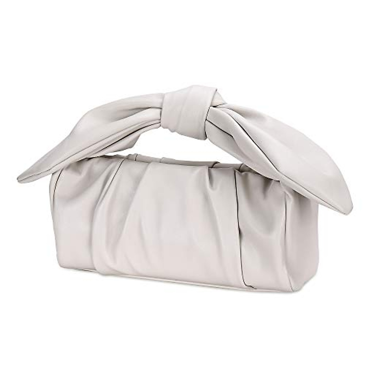 Beauty yaya Womens Pouch Dumpling Crossbody Bag Cloud Handbag (Beige)