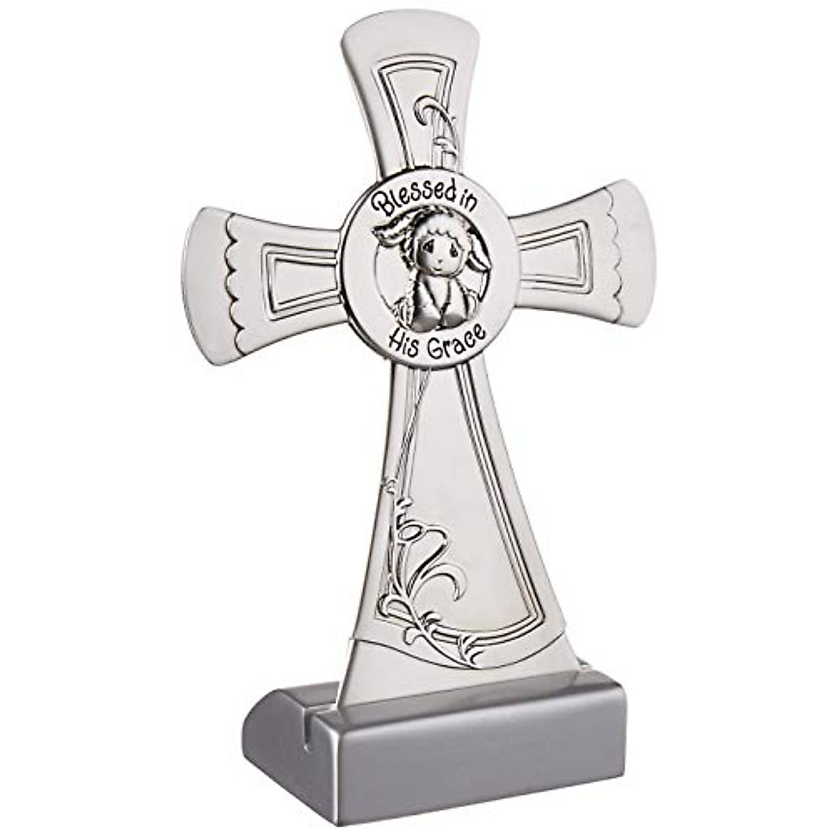 Precious Moments Baptism Cross, Cream/White