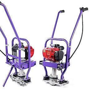 Gas Powered Concrete Screed 35.8CC 4 Stroke Gasoline Engine Concrete Power Screed 1.36HP Concrete Surface Leveling Cement Finishing Vibrating Motor (GX35 Gasoline Engine)
