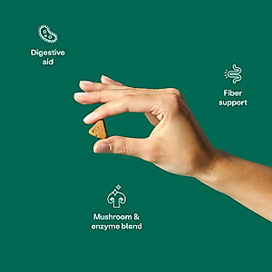 Wild Earth Dog Supplements, Soft Chews for Digestion & Immune Support, with Prebiotics, Probiotics & Enzymes, Veterinarian-Developed, Vegan