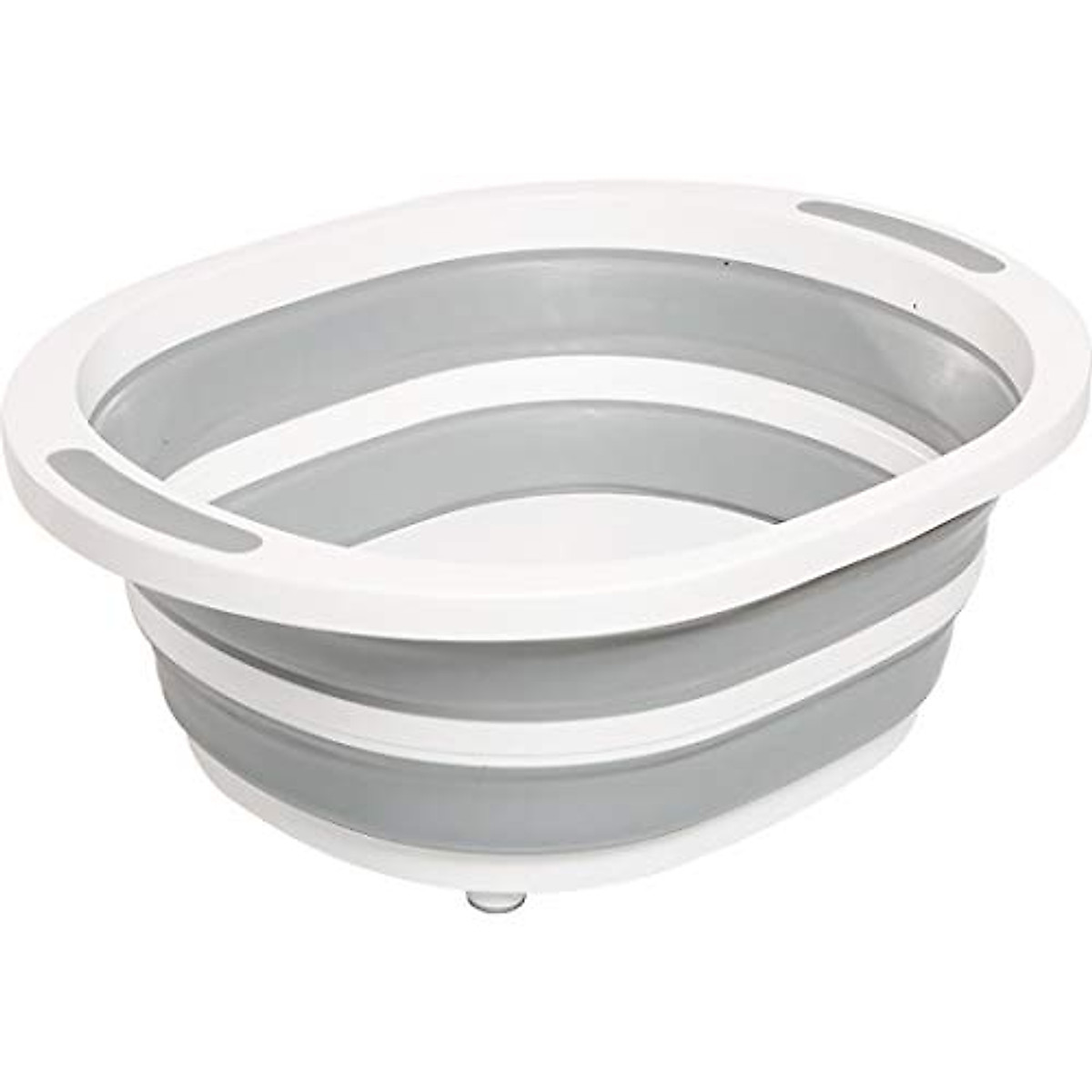 AAKitchen Collapsible Dish Pan Cutting Board Combo Portable Washing Basin Dish Tub Foldable Storage Organizer Wash and Drain Dish Basket over the Sink Dish Drainer for RV, Camp, Marine