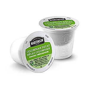 Martinson Colombian Decaf, Medium Roast Coffee, Keurig K-Cup Brewer Compatible Pods, 24 Count (Pack of 1)