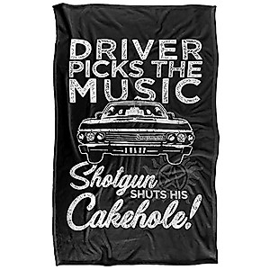 Supernatural Driver Picks Music Silky Touch Super Soft Throw Blanket 36" x 58"