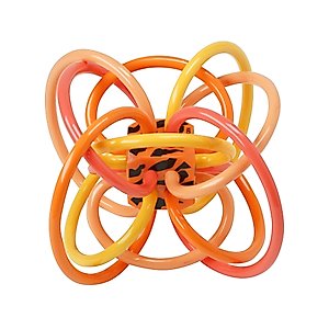 Manhattan Toy Year of The Tiger Winkel Rattle and Sensory Teether Toy Multicolor