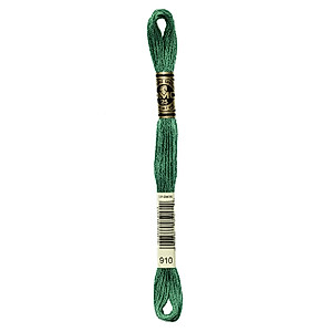 DMC Thread 6-Strand Embroidery Cotton 8.7 Yards Dark Emerald Green 117-910 (12-Pack)