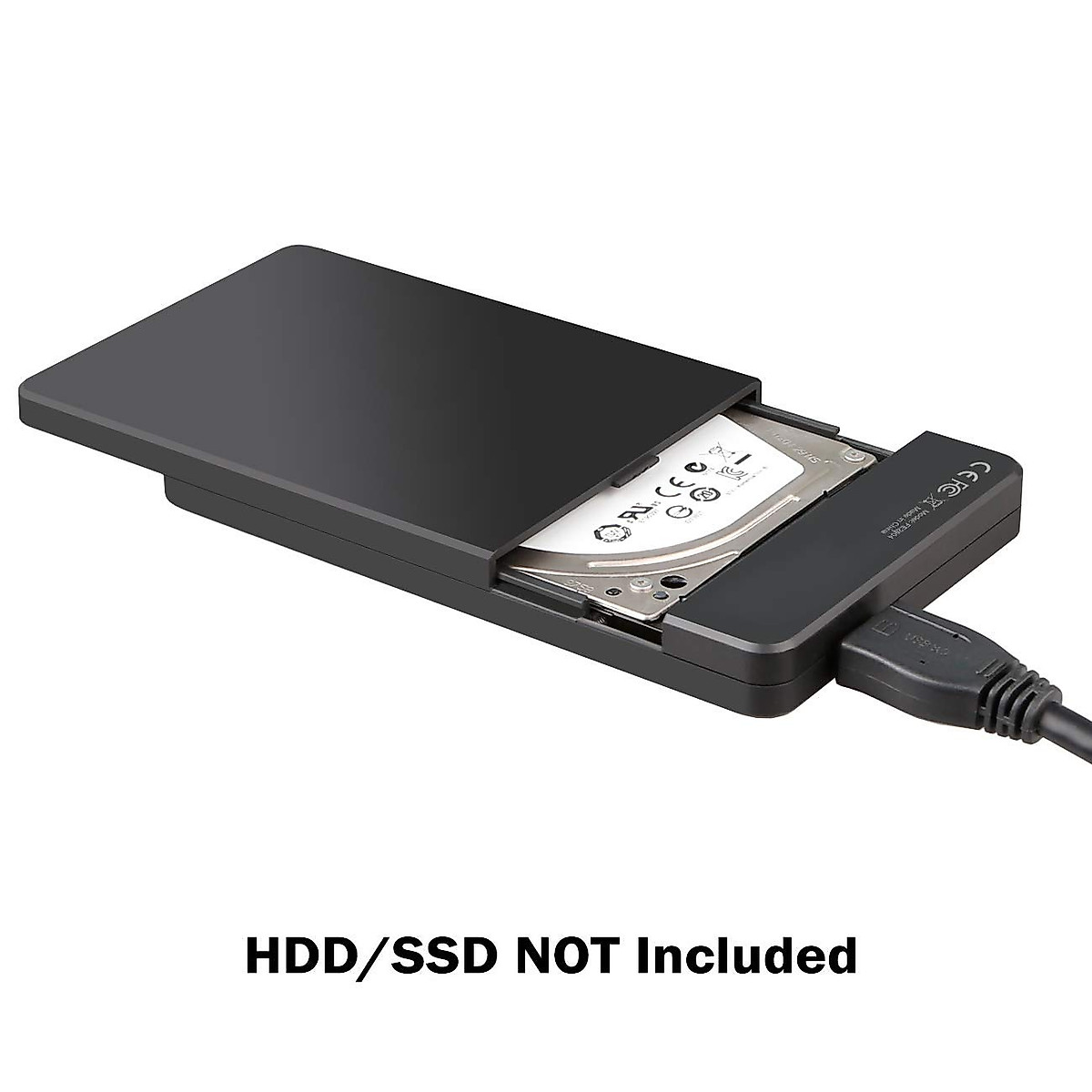 Inateck 2.5 Hard Drive Enclosure, USB 3.0 External Hard Drive Case, Support UASP, Up to 5Gbps,FE2004