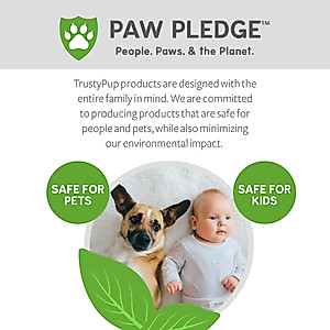 TrustyPup Tough 'N Fun Long Neck Duck Squeaky Plush Dog Toy, Chew Guard Technology - Green, Large