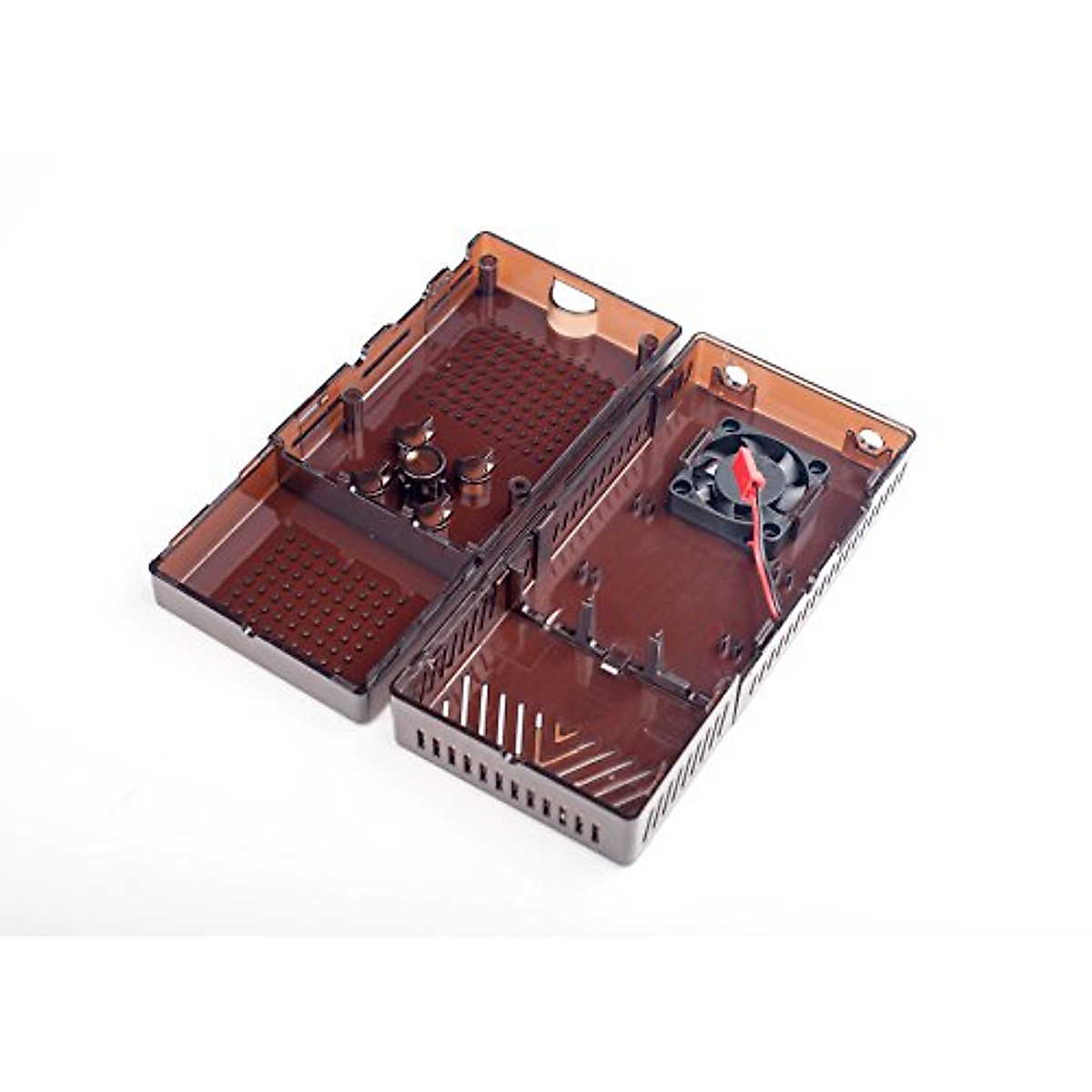 SummitLink Tinted Case with Fan for ADS-B Raspberry Pi Stratux DIY Kit, Matte Finish Tool Free Assembly (Does not fit AHRS)