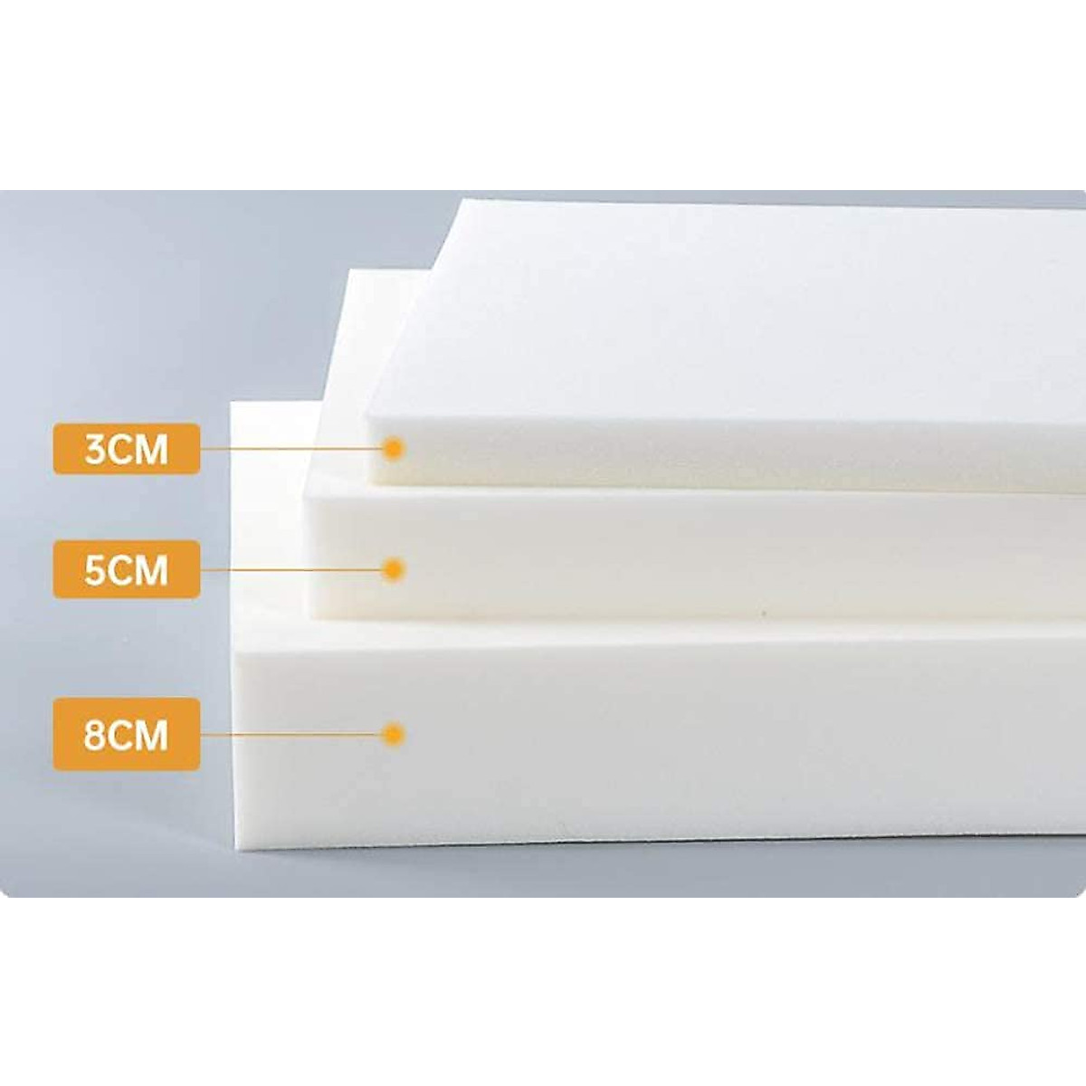 PU Leather Bench Cushion Filling Memory Foam, Water-Resistant Luxury Patio Furniture Cushion, Outdoor Garden Swing Settee Seat Pad, Anti-Slip Wooden Shoe Stool Pad