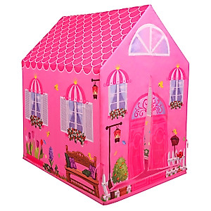 Kiddie Play Princess Playhouse Kids Play Tent for Boys & Girls Indoor Outdoor Toy