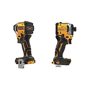 DEWALT ATOMIC 20V MAX* 1/4 in. Brushless Cordless 3-Speed Impact Driver one-pack Bare Tool (1pack ATOMIC 20V MAX Brushless 1/4 in. 3Speed Drive)