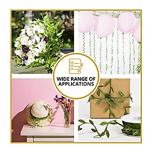 Killer's Instinct Outdoors Leaf Ribbon 20 Yard Fabric Ribbons Roll Green Leaf Ribbon 1" Width Artificial Olive Leaf Trim Ribbon or Gift Wrapping Craft DIY