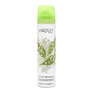 YARDLEY by Yardley for WOMEN: LILY OF THE VALLEY BODY SPRAY 2.6 OZ