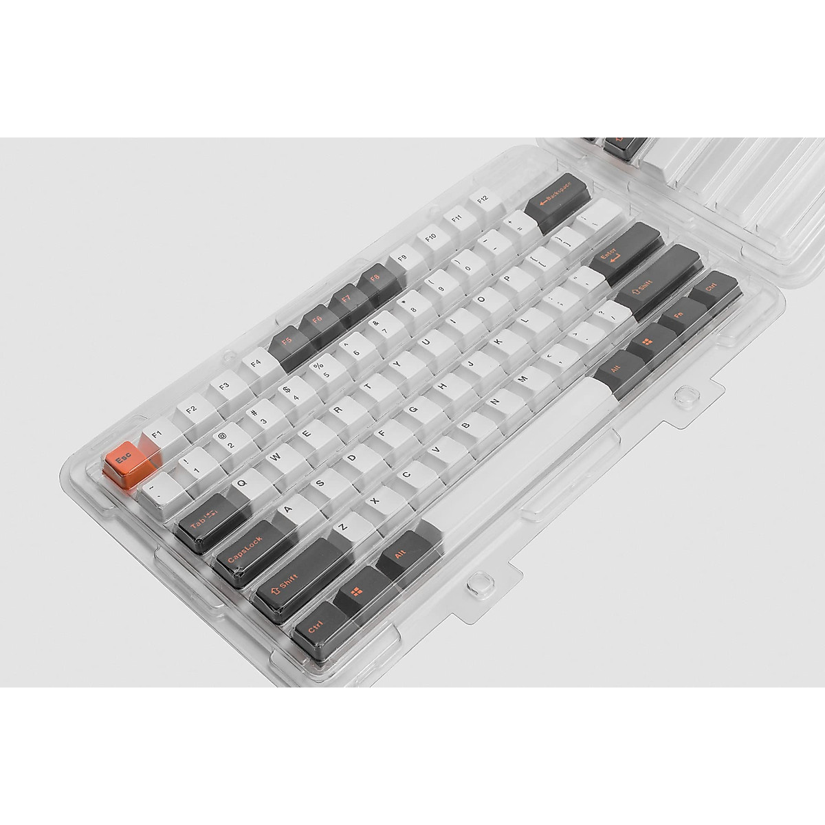 Mistel Doubleshot PBT Keycaps for Mechanical Keyboard with Cherry MX Switches and Clones, 108 Keys Plus Extra 11 Keys Set, PBT Keycaps with 6.25U Space Bar for PC Gaming Keyboard, Gloaming Color