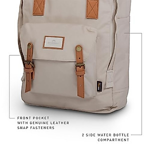 Doughnut Travel Laptop Backpack, Slim Durable Daypack Backpacks, Water Resistant Computer 18L Bag for Men & Women Fits 14 Inch Notebook(CLASSIC STONE)