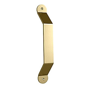 National Hardware N700-109 Interior Sliding Barn Door Hardware Charleston Pull, 10-Inches, Easy to Install, Brushed Gold
