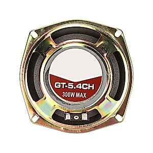 Cuifati 5 inch Automotive Coaxial Speakers,Midrange Speakers,300w Maximum Peak Power Output,4 Ohm Impedance and 93db Sensitivity,60hz-20khz Frequency Response,Good Heat Dissipation