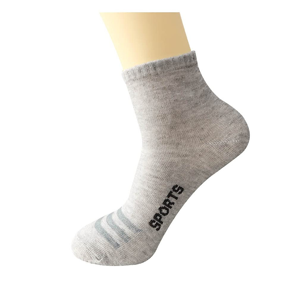 LOTUS Women Quarter Crew Cotton Heel Athletic Running Cushion Breathable Moisture Control Mesh Ventilating Comfort Fit Everyday Socks (3 Pairs)