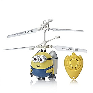 WOW! PODS Minions: Rise Of Gru - Otto Jetpack RC Flying Ball, Interactive Mini Remote Controlled Helicopter Toy for Kids Ages 4+