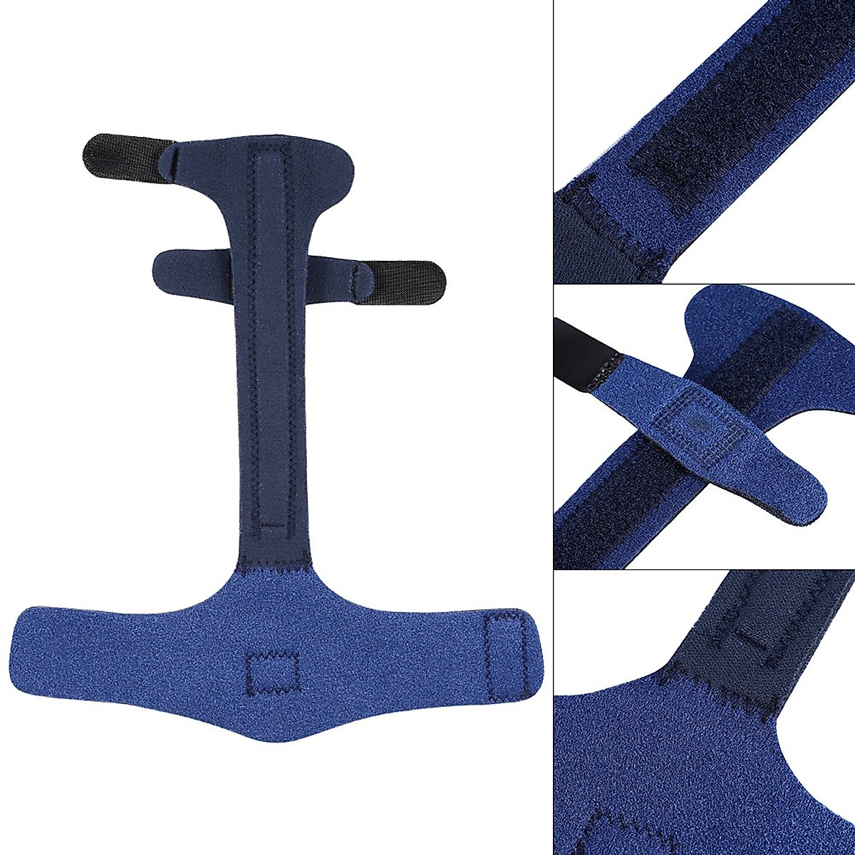 ZJchao Finger Extension Splint, Finger Brace Adjustable Fixing Belt Hand Support for Straightening Curved Finger Fractures Care Locked Stenosing Tenosynovitis Tendon Release Pain Relief