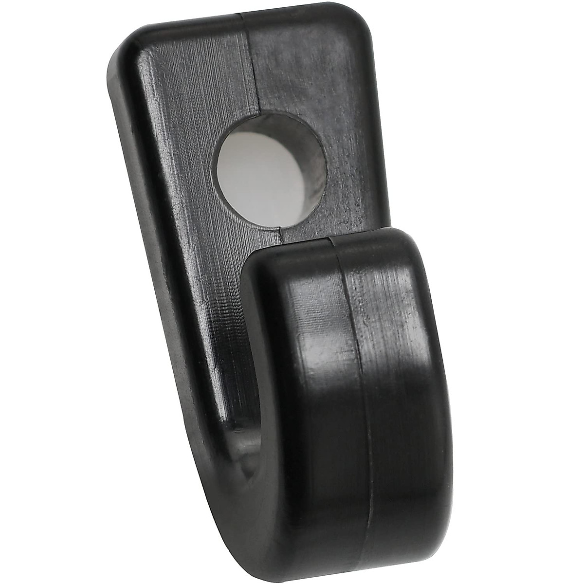 JJHXSM 16pcs 1" Nylon Buckle J-Hooks Black Lashing Hooks for Bungee Cord Yacht Kayak Accessories