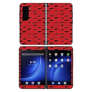 MightySkins Skin Compatible with Microsoft Surface Duo 2 - Guns | Protective, Durable, and Unique Vinyl Decal wrap Cover | Easy to Apply, Remove, and Change Styles | Made in The USA