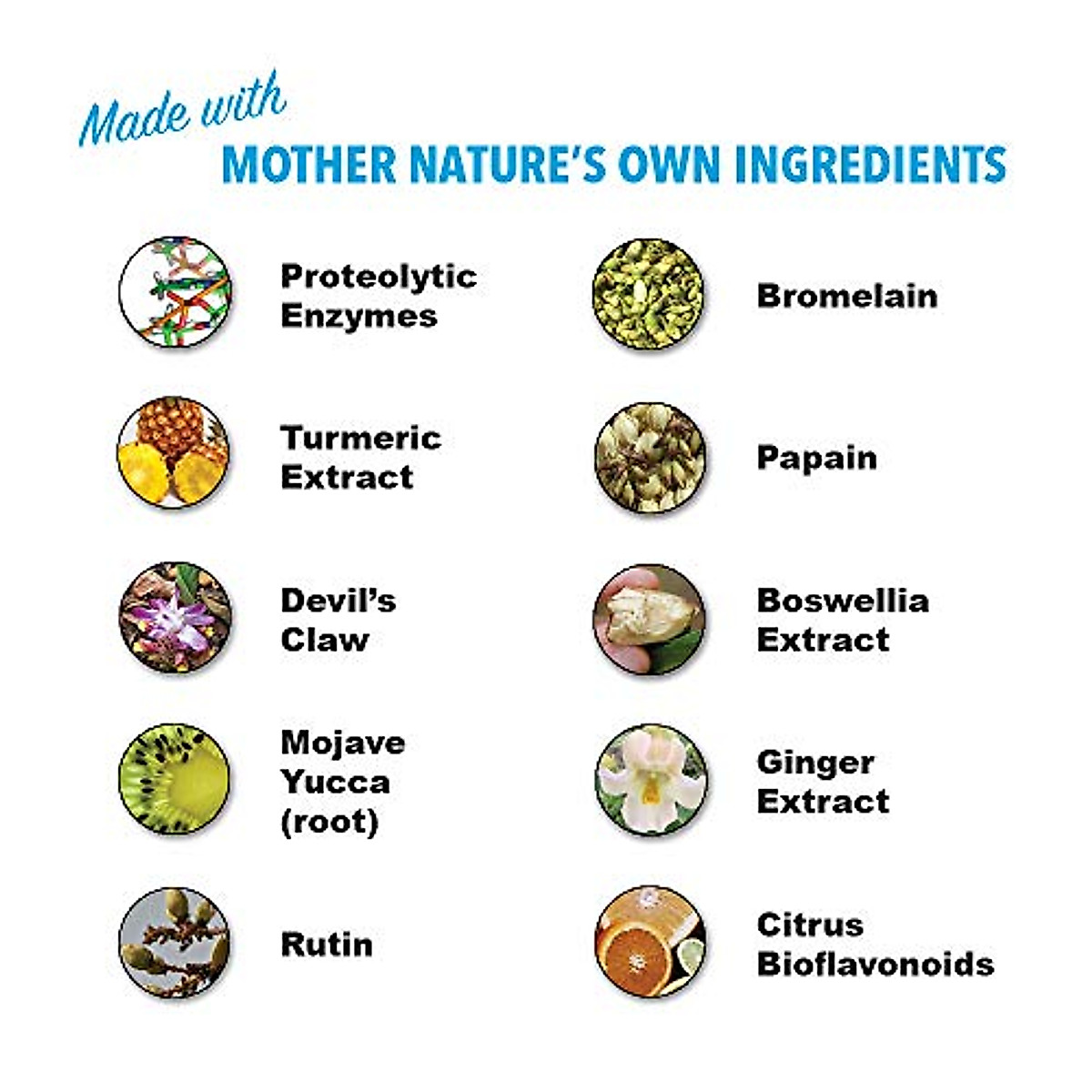 HEAL-N-SOOTHE Natural Joint Support Supplement - Proteolytic Enzymes for Maximum Joint Support and Back Support- 90 count for men and women