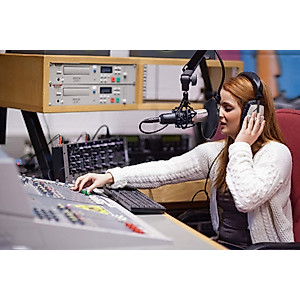 EXMAX SEP-01 Sports Stereo Headphones 3.5mm Headset Single Side Ear Hook Bass Earphone for Wireless Tour Guide System Receiver MP3 Player Laptop Computer Tablets-Left Side