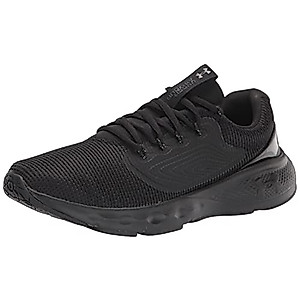 Under Armour Men's Charged Vantage 2 Road Running Shoe, Black (002)/Black, 9