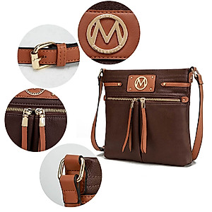 MKF Collection Crossbody Bags for Women Purses, Ladies Medium Over the Shoulder Side Messenger Bag By Mia K