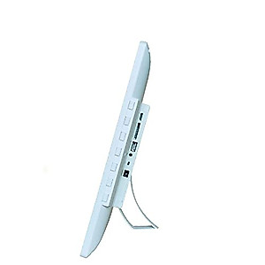 24 high-Definition Advertising Machine Electronic Photo Frame Digital Photo Album Supports 1080P/HDMI Input/IPS Screen/Button Remote Control Dual Operation (Color : White)