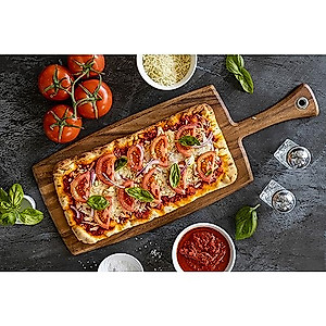 Ironwood Gourmet Large Rectangular Provencale Paddle Board, Acacia Wood 20.5 x 8 x 0.5 inches