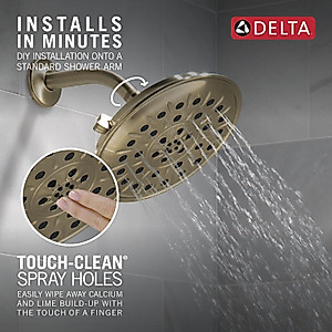 Delta -faucet 52487-CZ-PR Universal Showering Components Showerhead, Lumicoat Champagne Bronze